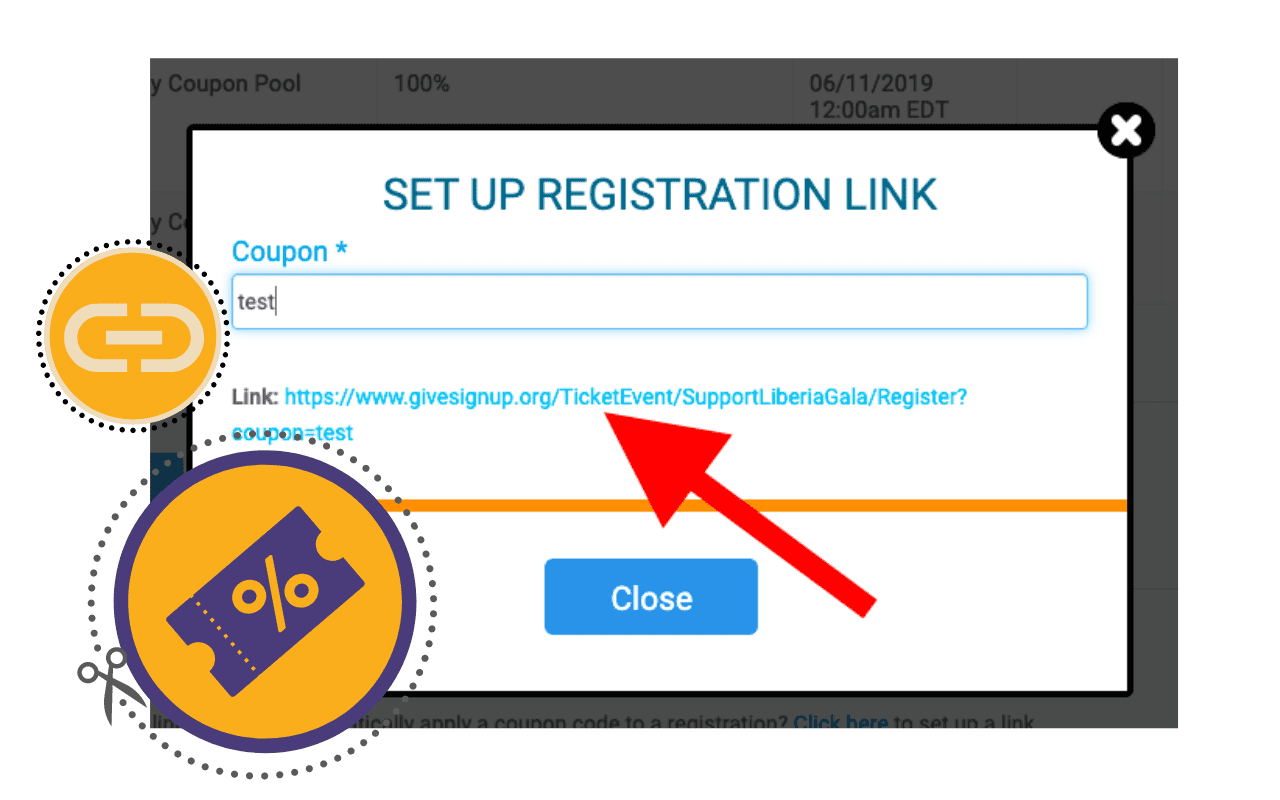 Tickets Events: Auto-Applied Coupon URLs - TicketSignup