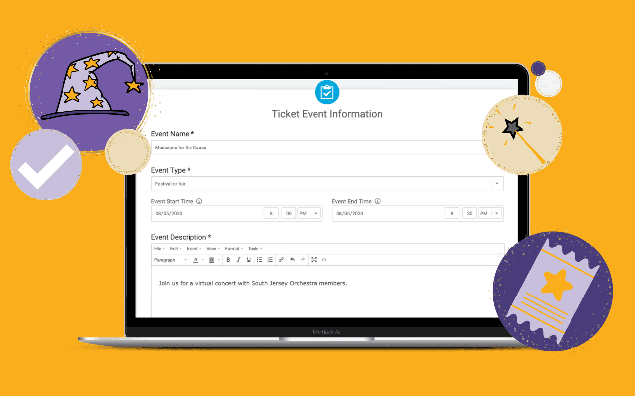 New and Simple Ticket Wizard - TicketSignup