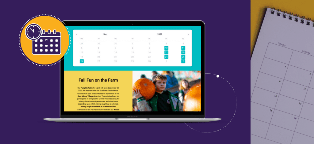 Calendar for Multi-day, Timed Entry Tickets - TicketSignup