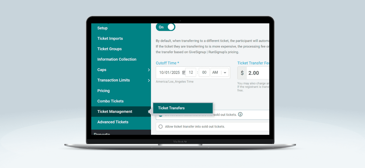 Ticket Management - TicketSignup