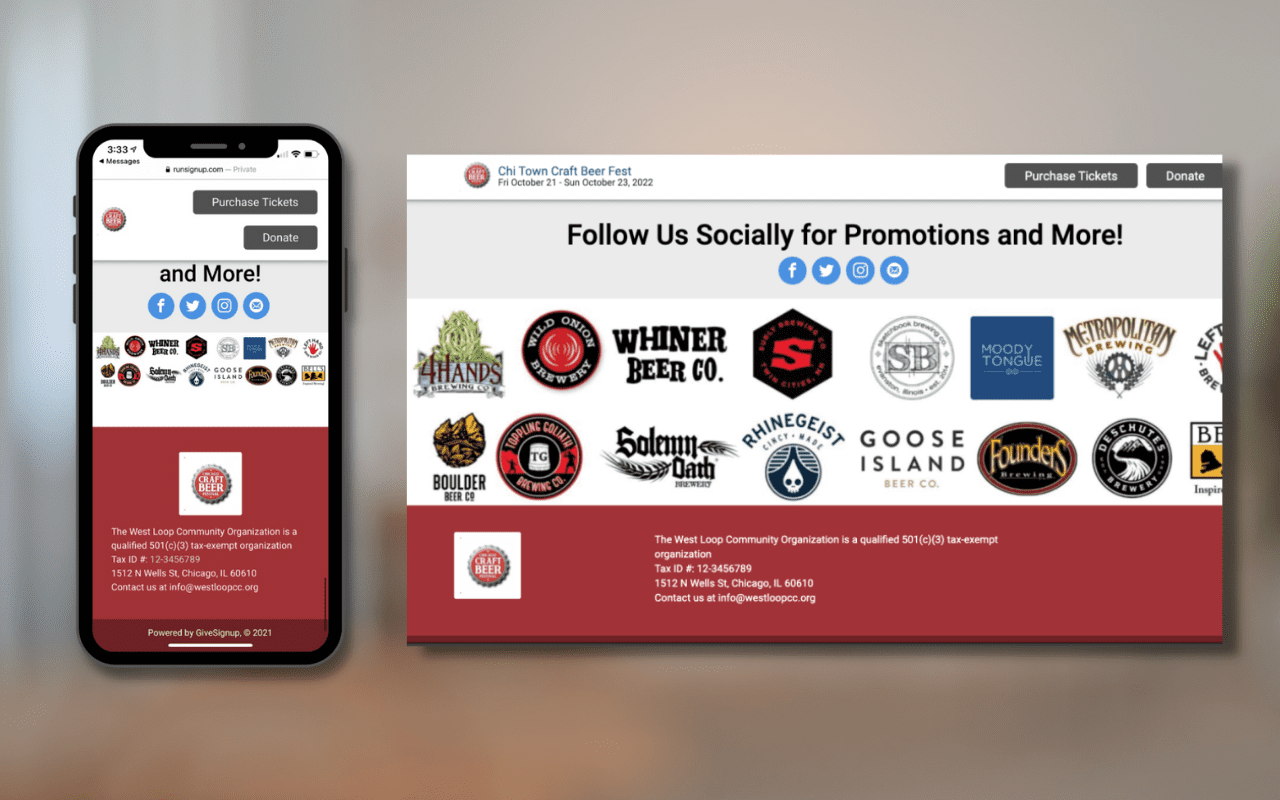 Custom Website Footers for Ticket Events are Live - TicketSignup Custom Website Footers for Ticket Events are Live - TicketSignup