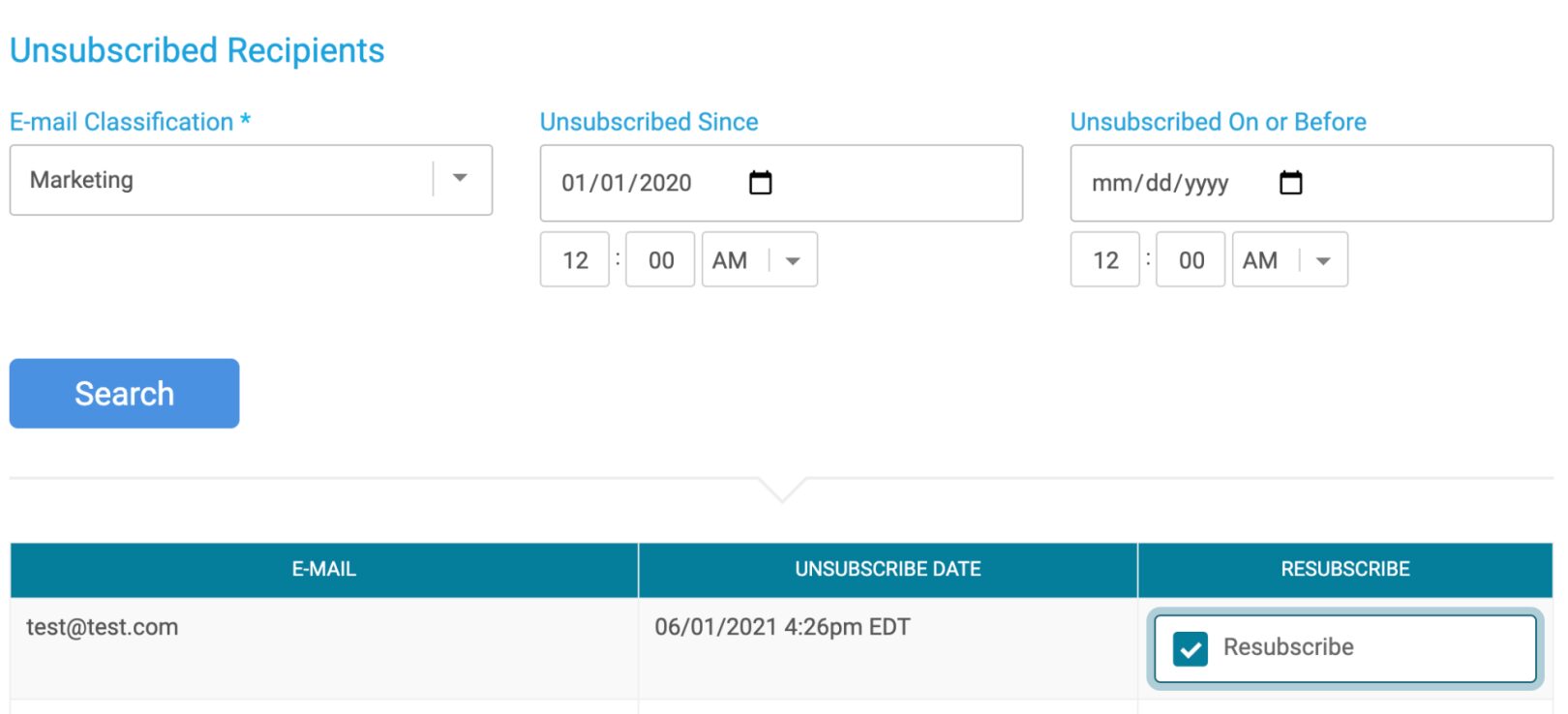 Manage Unsubscribes for Optimal Email Performance - TicketSignup