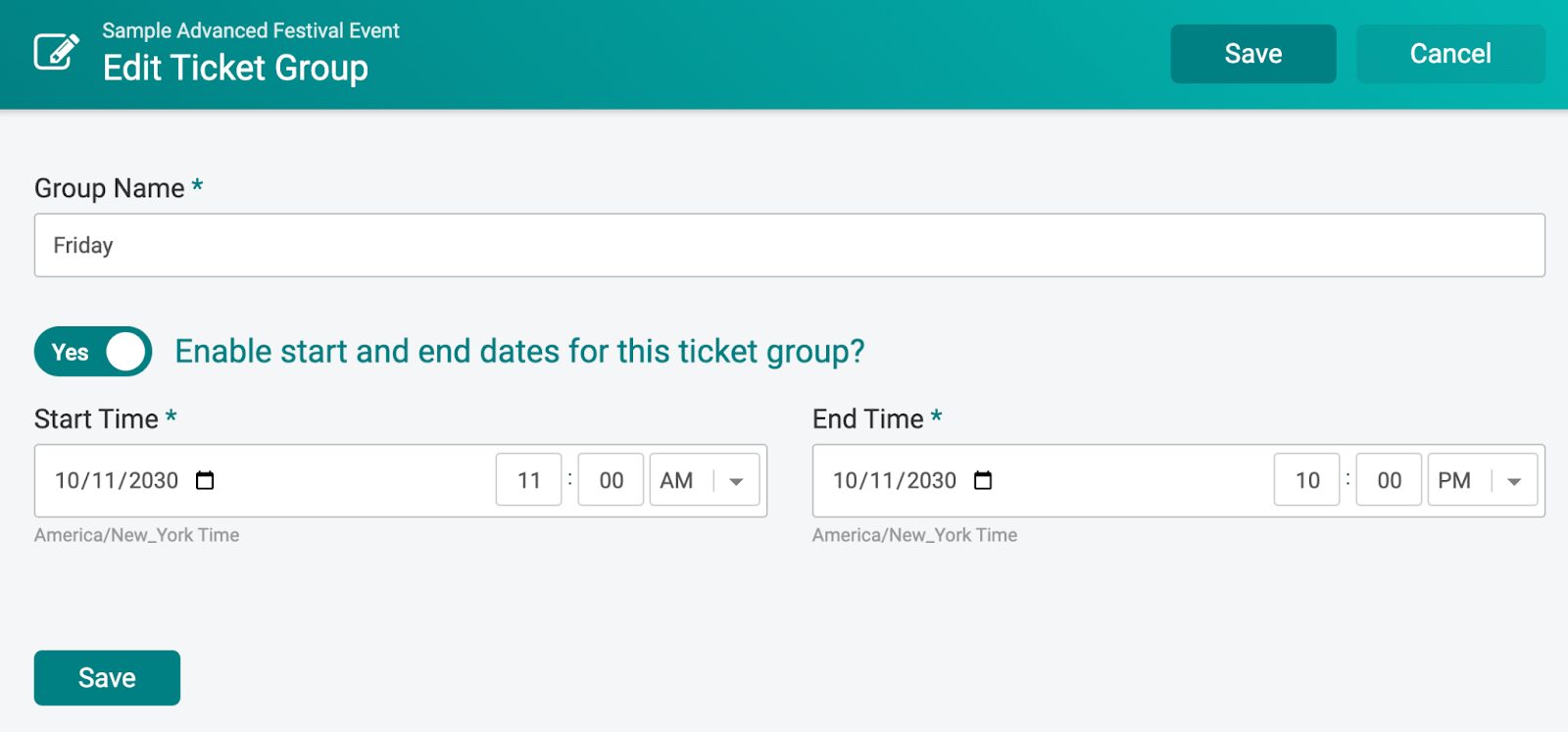 Quick Start Guide: Festival Events - TicketSignup