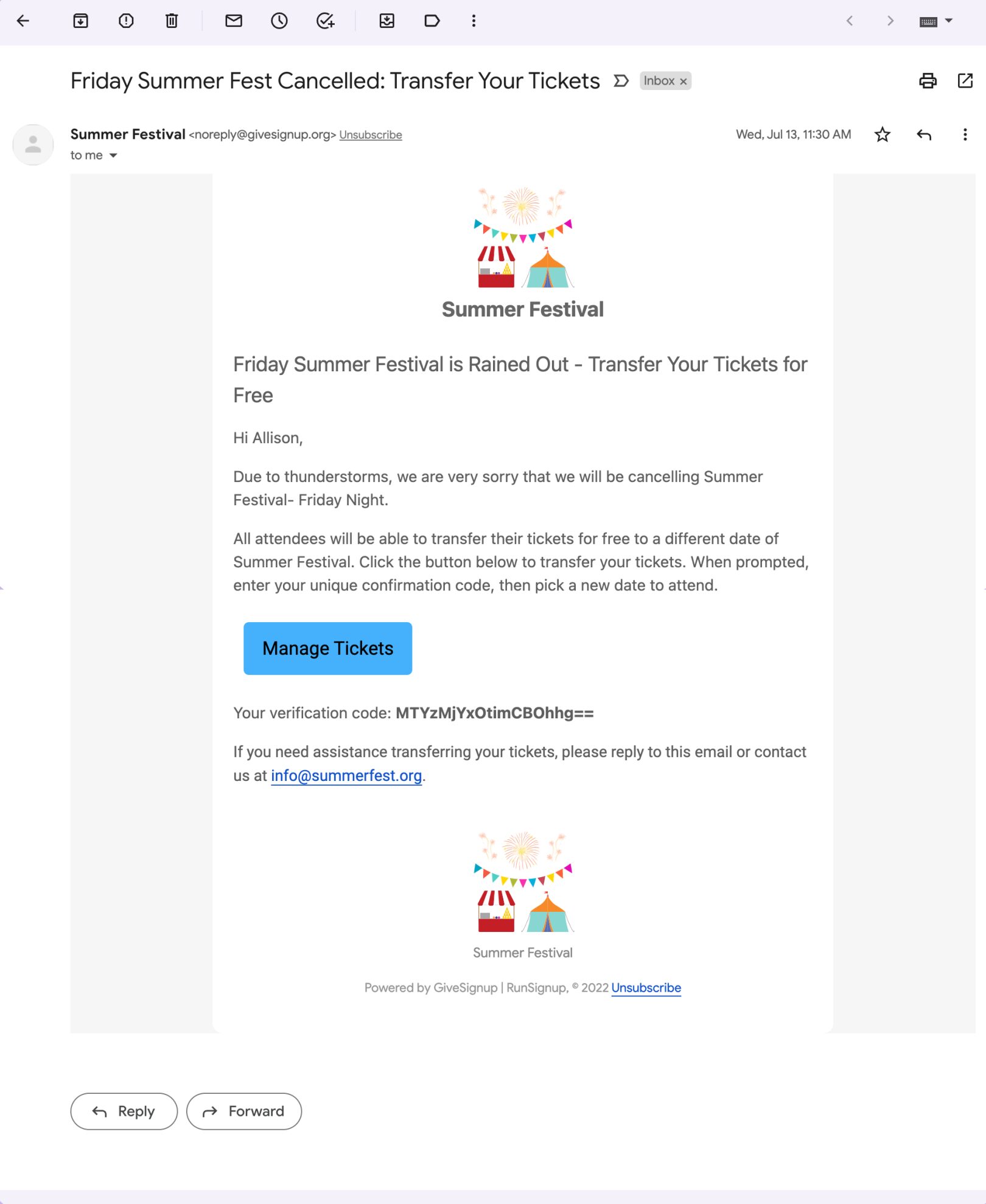 Self-Serve Ticket Transfer Settings per Ticket Group - TicketSignup