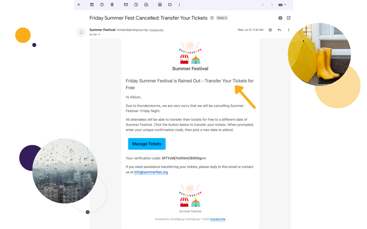 Self-Serve Ticket Transfer Settings per Ticket Group - TicketSignup