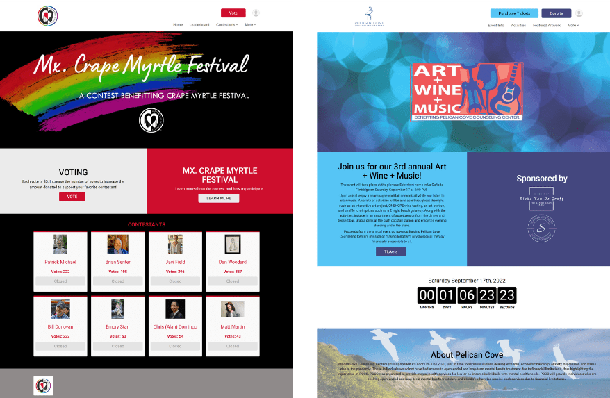 Websites - TicketSignup