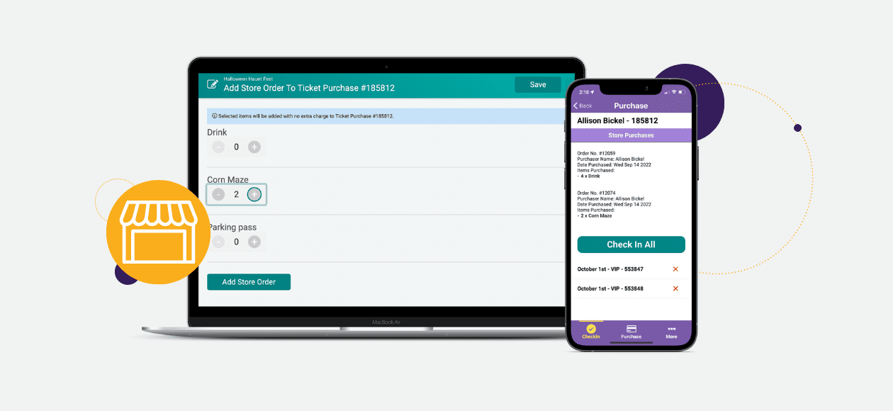 Add Store Items to a Ticket Purchase (Director) - TicketSignup