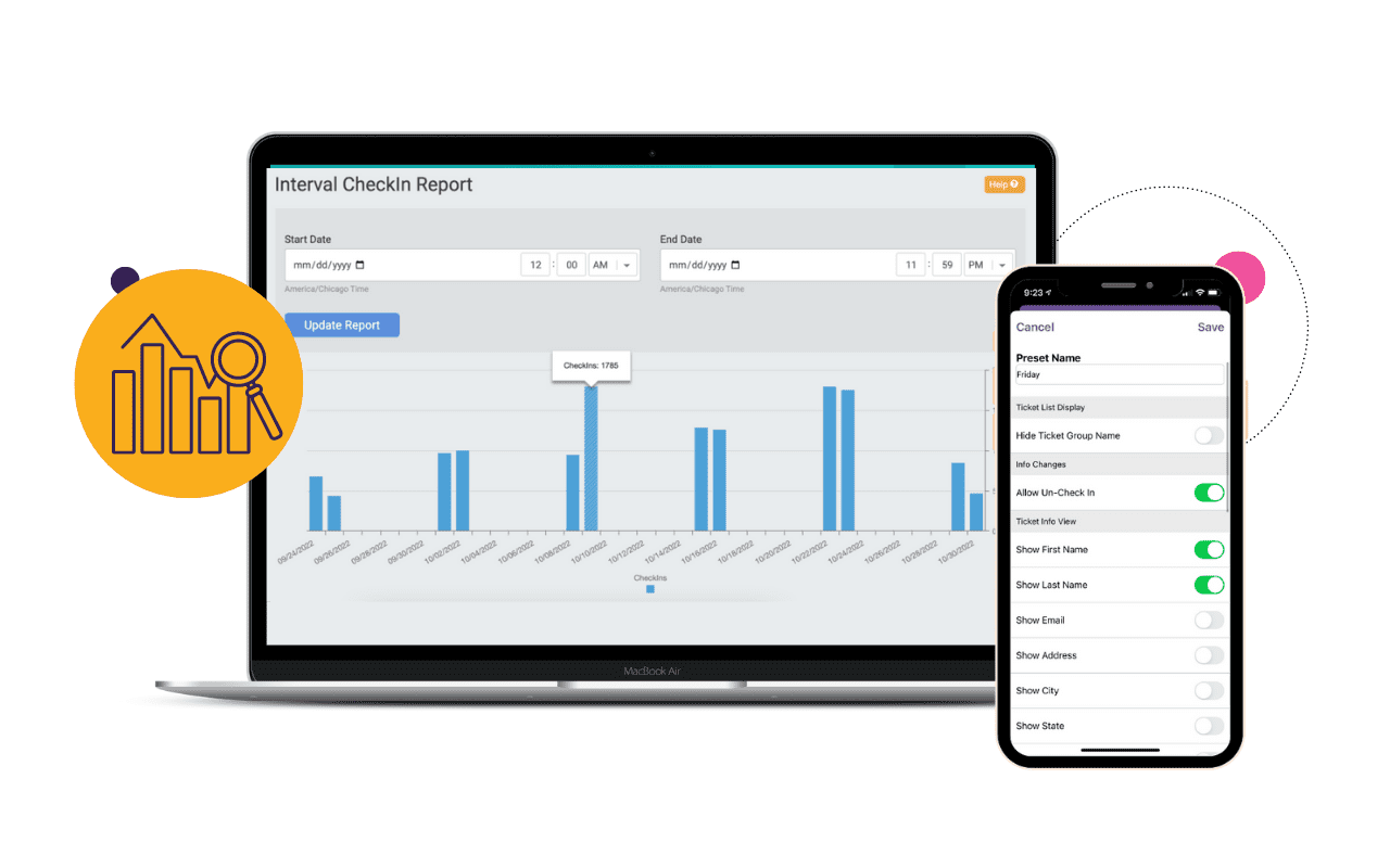 CheckIn Interval Report - TicketSignup