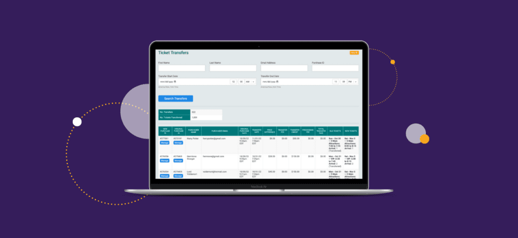 Ticket Transfer Report - TicketSignup