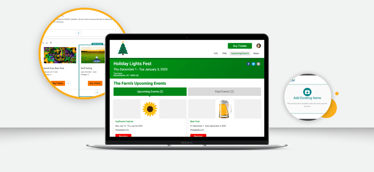 TicketSignup for Organizations with Multiple Events - TicketSignup
