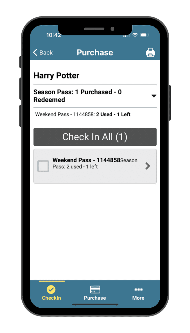 CheckIn App for Season and Event Passes - TicketSignup