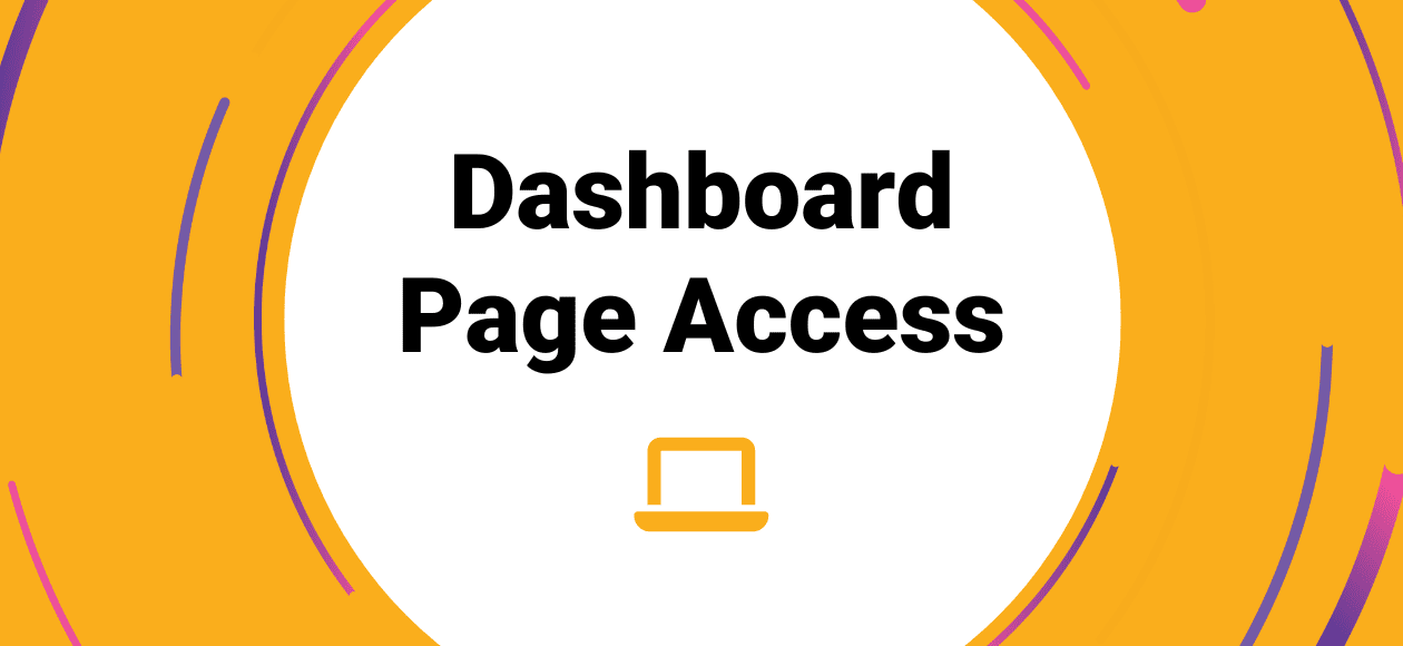 Dashboard Page Access - TicketSignup