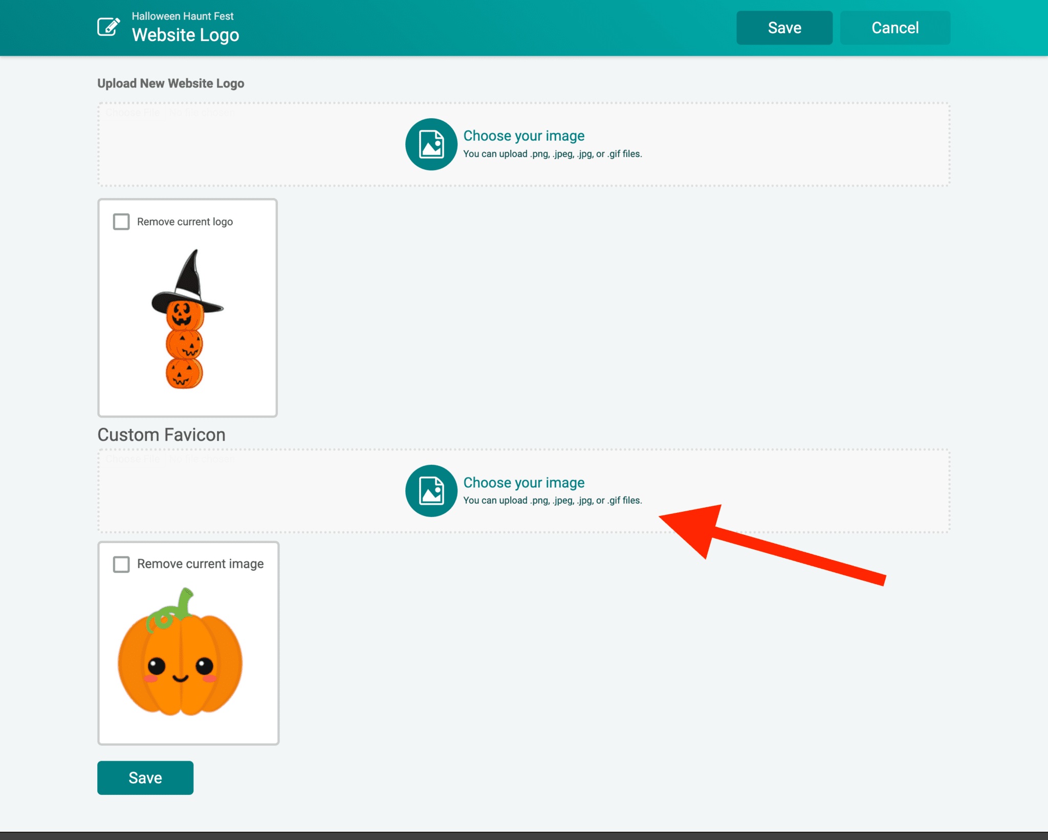 Custom Favicons for Ticket Websites - TicketSignup