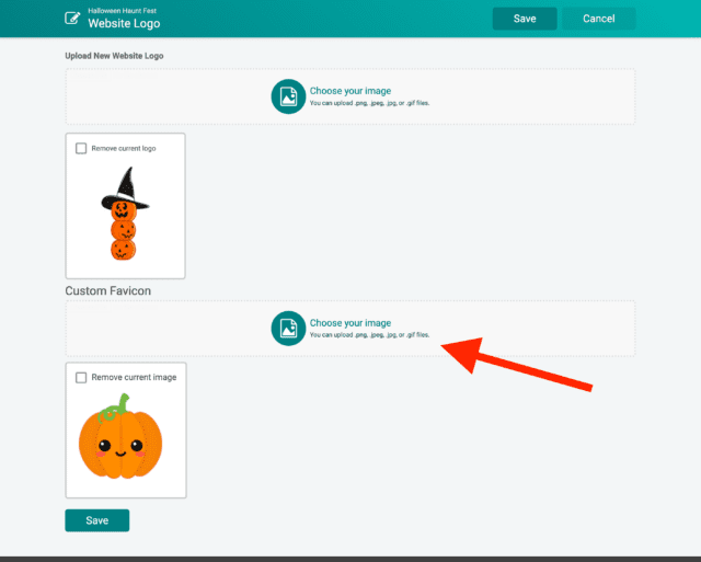 Custom Favicons for Ticket Websites - TicketSignup