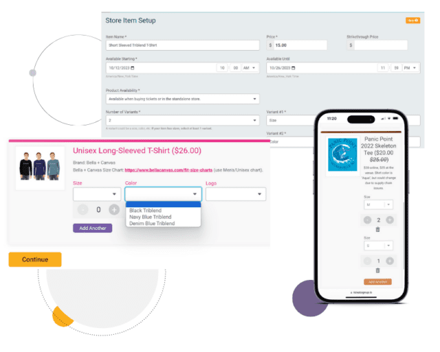 Store - TicketSignup