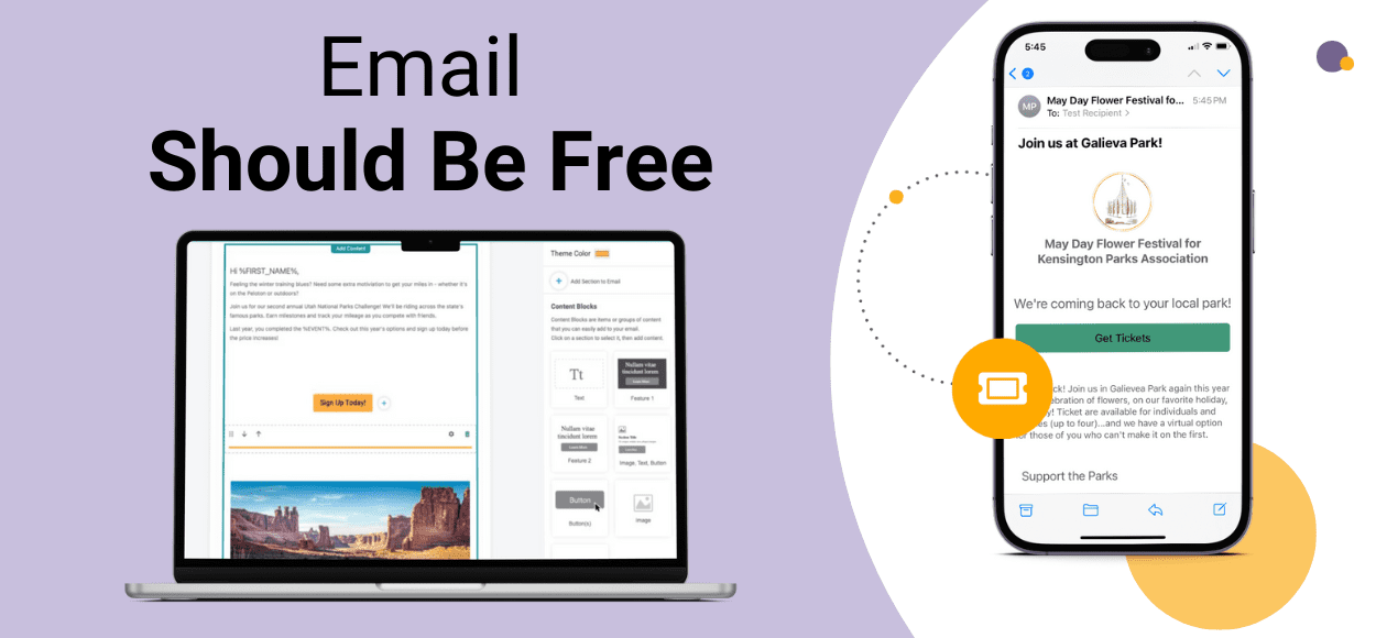 Email Should be Free - TicketSignup