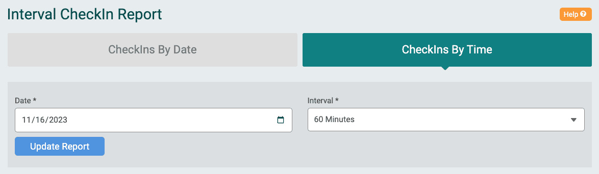 Ticket CheckIn Interval Report: Hourly, 30 Minute, 10 Minute, and 5 ...
