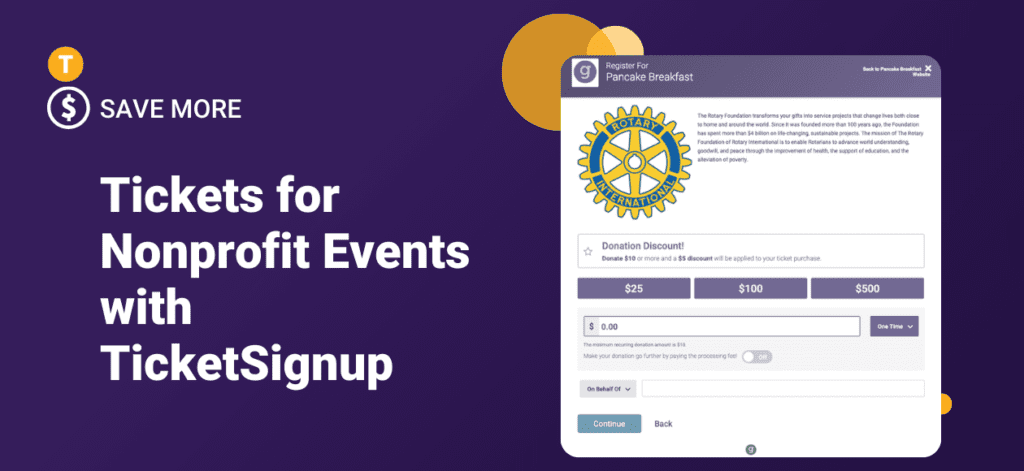 Tickets for Nonprofit Events with TicketSignup - TicketSignup