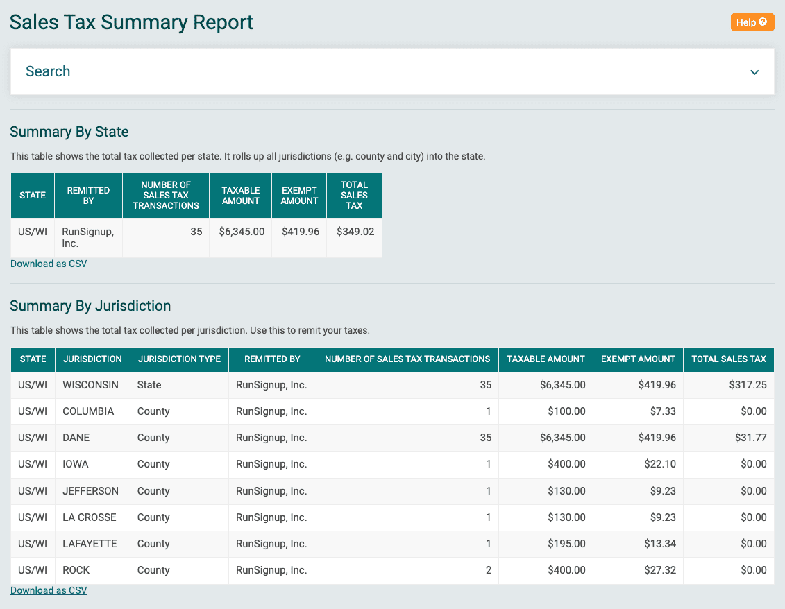 Ticket Summary Reports - TicketSignup