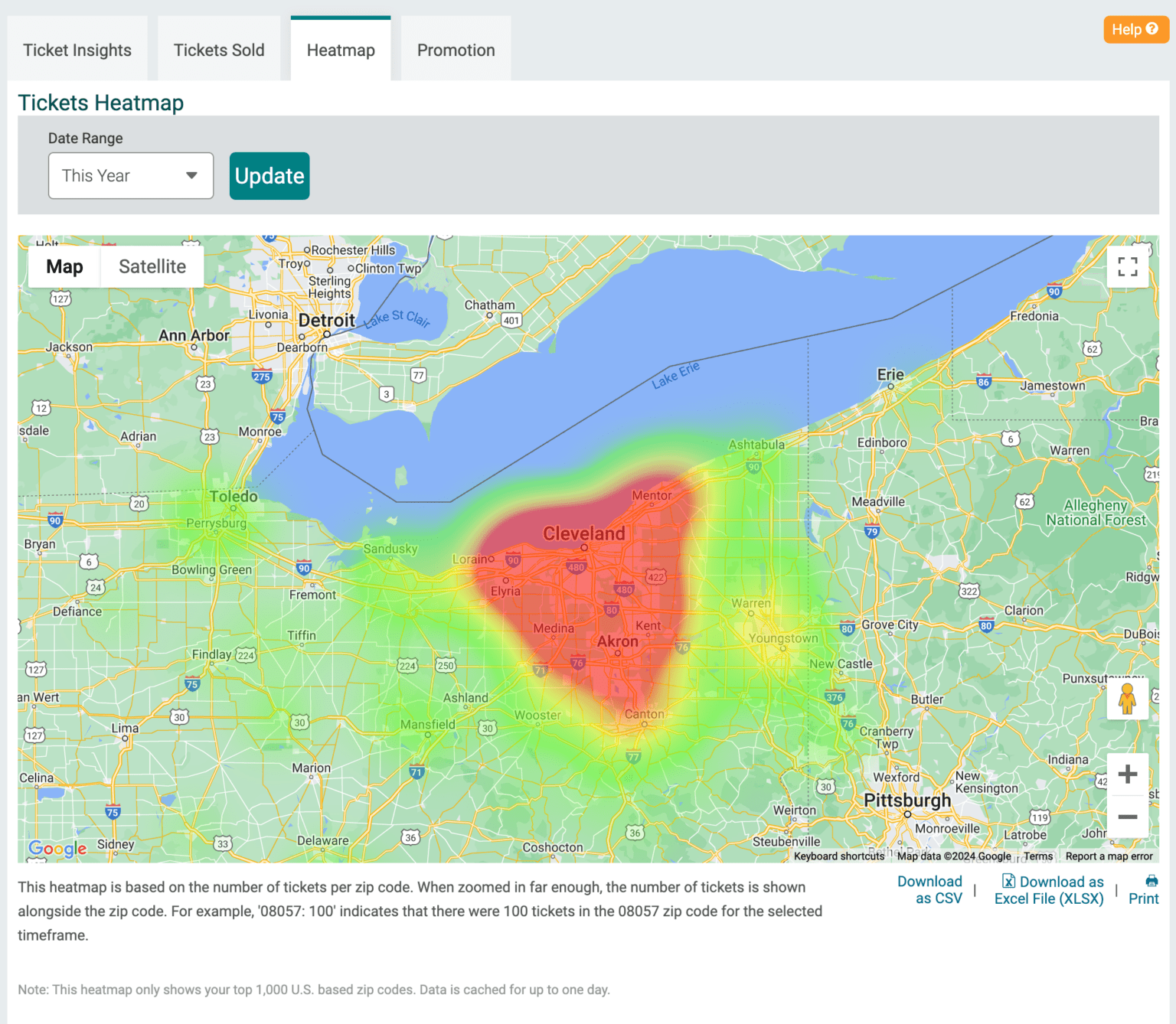 Ticket Summary Reports - TicketSignup