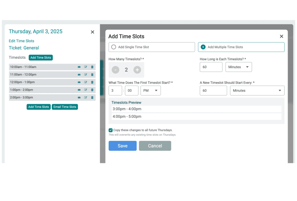 Calendar-Based Timed Entry Ticketing: TicketSignup's Modern Solution