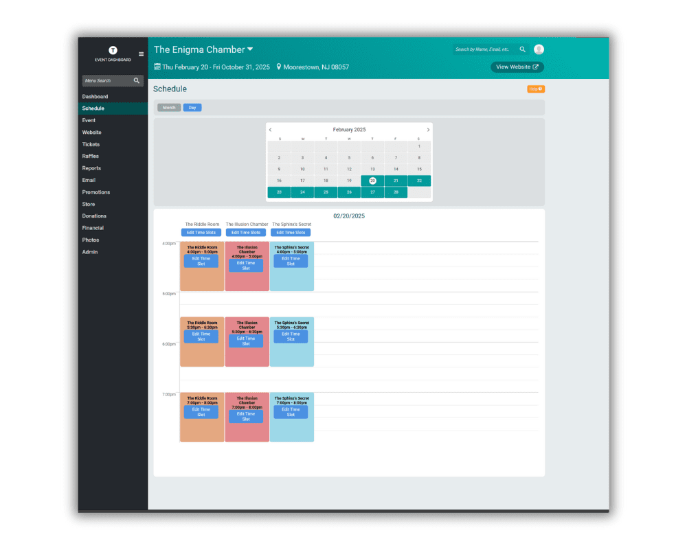 Purpose-Built Escape Room Booking Software | TicketSignup