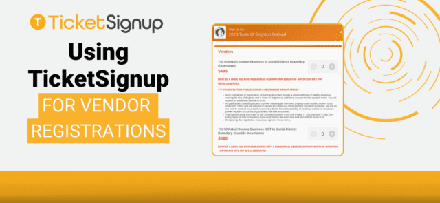 Ticket Events - TicketSignup