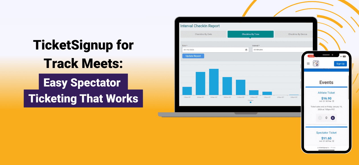TicketSignup for Track Meets: Easy Spectator Ticketing That Works ...